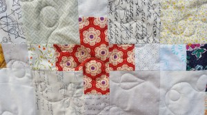 Scrappy Plus Sign Quilt (- and tutorial) | cuckooblue